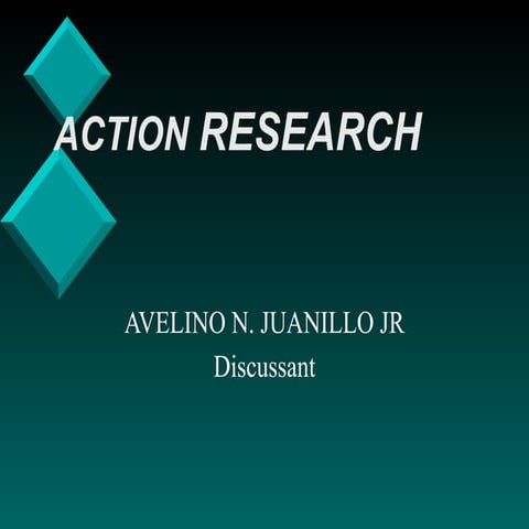 Writing Action Research (Context and Rationale) | PPTX