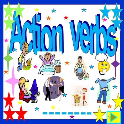 Action verbs-55-slide-quiz-picture-dictionaries 78987 | PPT
