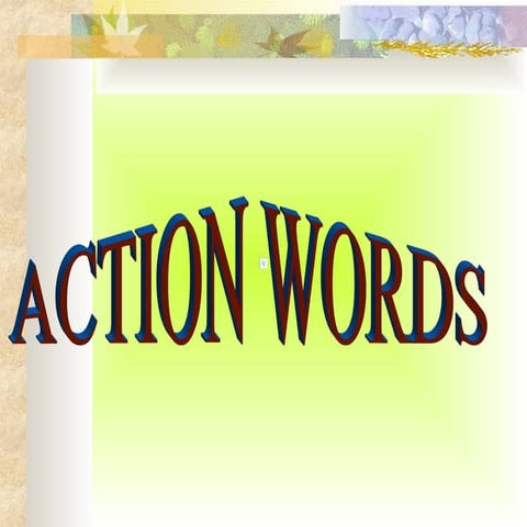 action-words2 for primary classes education.ppt