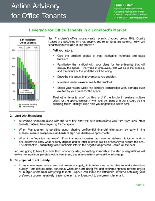 Office Tenant Retention Tips | DOC | Real Estate Renting and Leasing ...