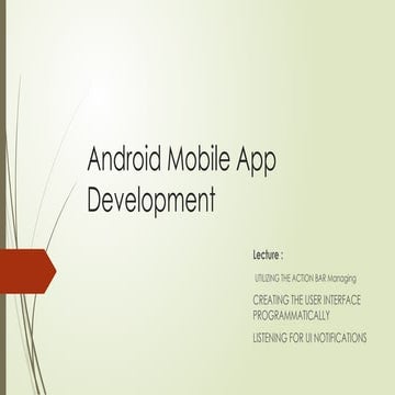 actionbar in android development course.pptx