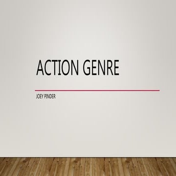 Action genre research | PPTX