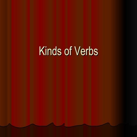 Action&linking verbs | PPT