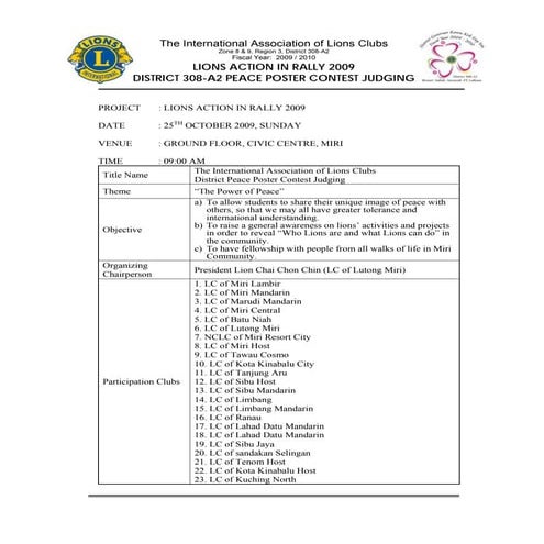 Action Peace Poster | PDF