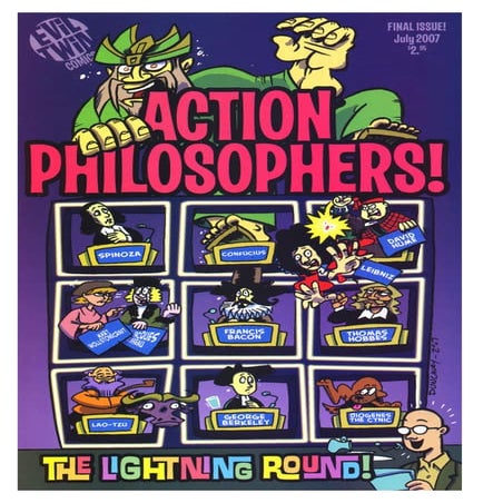 Comic Action Philosophers 8 by Fred Van Lente and Ryan Dunlavey | PDF