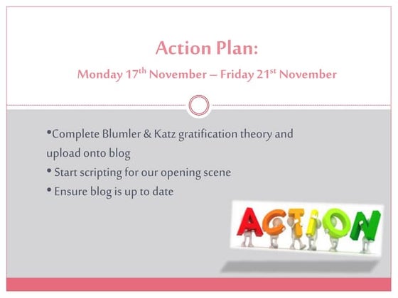 Action Plan Week 5 | PPTX