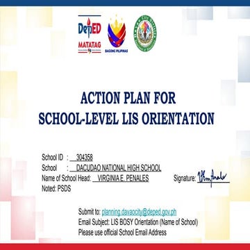 ACTION PLAN - LIS ORIENTATION AT THE SCHOOL LEVEL corrected (1).pptx