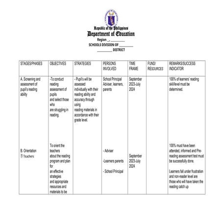 ACTION PLAN CATCH-UP FRIDAYS.samplesdocx | DOCX