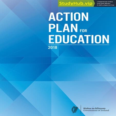 Action Plan For Education | PDF
