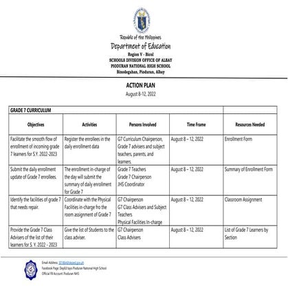 Action Plan _ Grade 7 Curriculum.docx