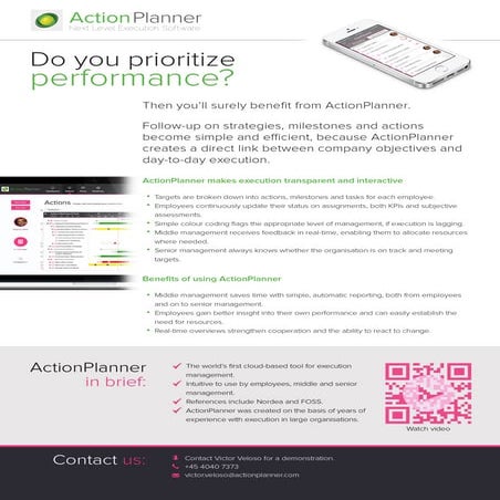 ActionPlanner - how it works (infographic) | PDF