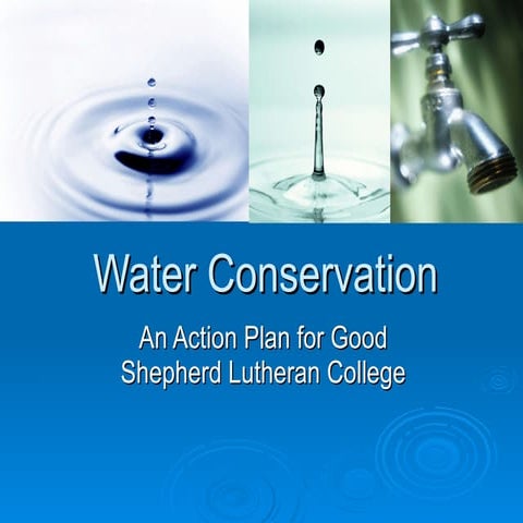Water Conservation Action Plan | PPT