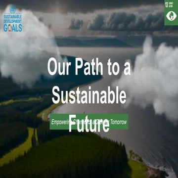 Sdg climate action goal 13 which is very much important | PPTX