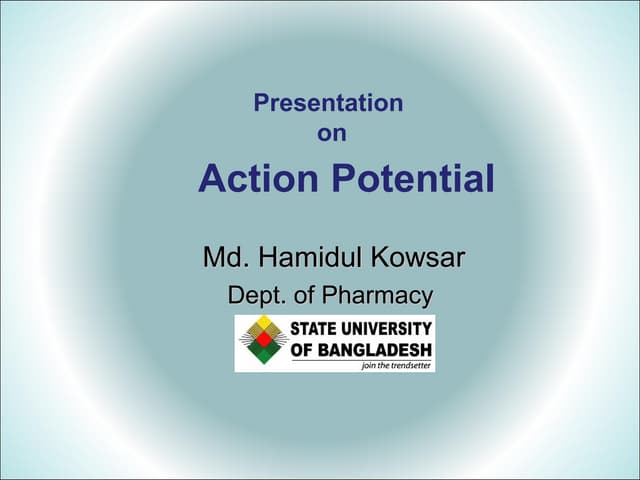 Physiology of NERVE IMPULSE and action potential | PPTX | Brain and ...