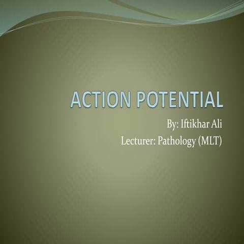 Action potential | PPT