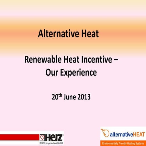 Alternative Heat - Technical Insights | PPT