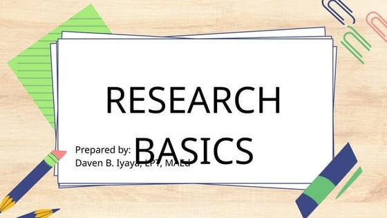 Basic research vs. action research | PPTX | Education