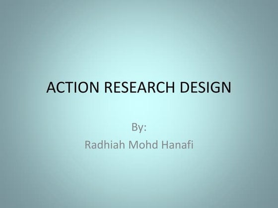 Action research | PPTX