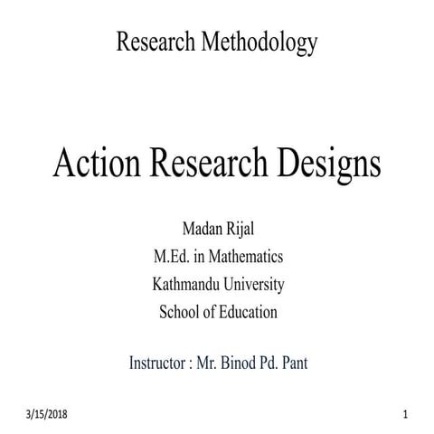 Action Research Design | PPTX