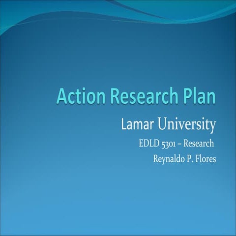 Action Research Plan | PPT