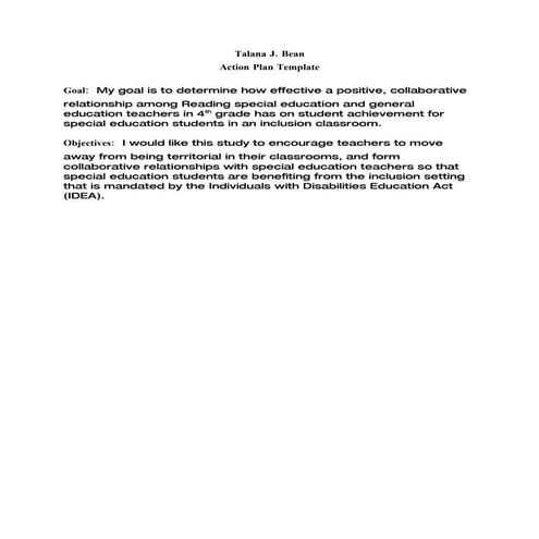 Action research plan lisa stoyak[1] | DOC