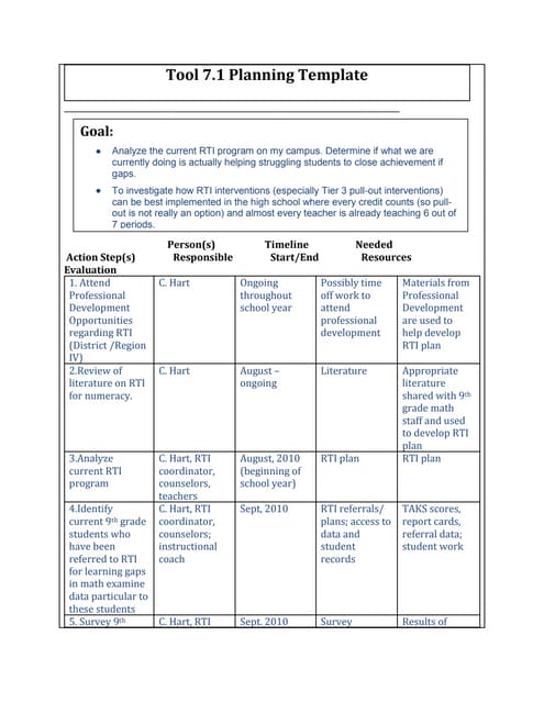 Action research plan | PDF