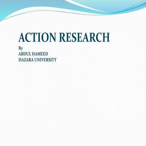 Action research | PPTX