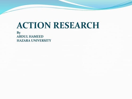 Action research | PPTX