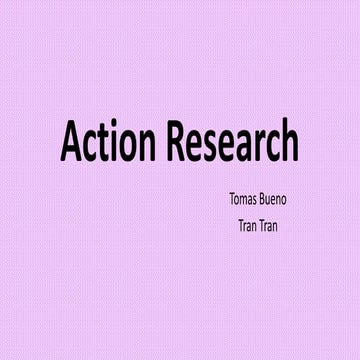 Action Research | PPTX
