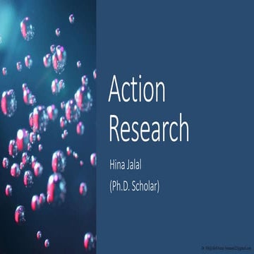 Action research in education | PPTX