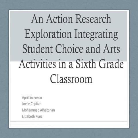 Action researchpresentation (1) | PPT