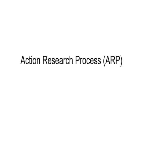 Action research process | PPTX