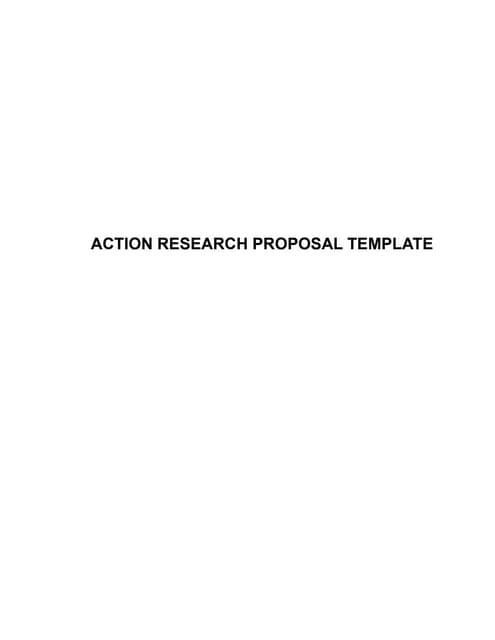 Research Orientation of DepEd Baguio Division Action Research Format | PPT