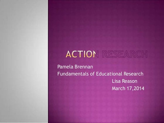 Action research slide share | PPT