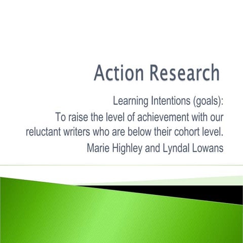 Action Research Writing | PPT