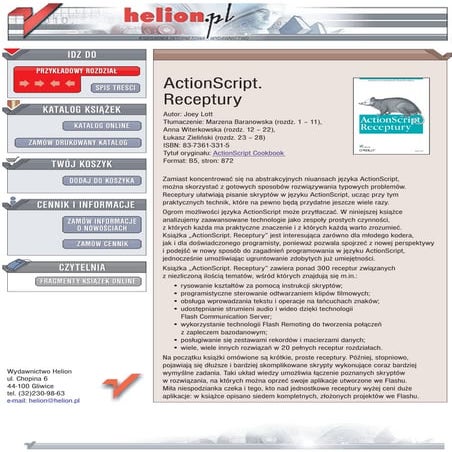 ActionScript. Receptury | PDF
