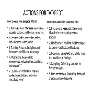 ACTIONS FOR TAT.pptx, tat action imp for ssb | PPTX