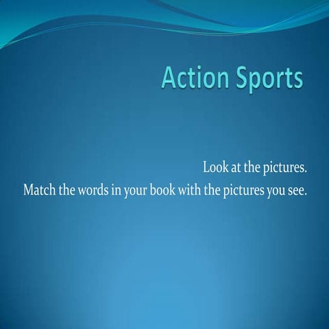 Action Sports | PPTX