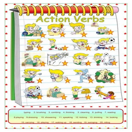 Action Verb (English Worksheet) | DOC