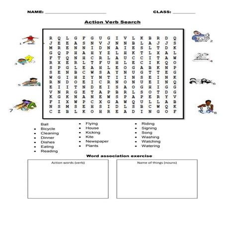 Action verb search | DOCX