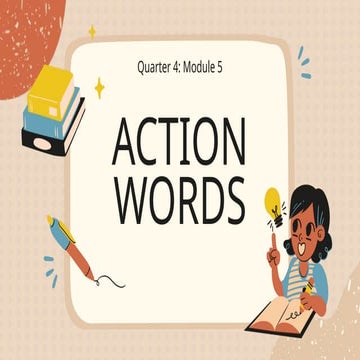 Action Words 2. for Grade 1 teaching aids | PPTX