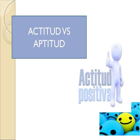 Actitud vs aptitud | PPT