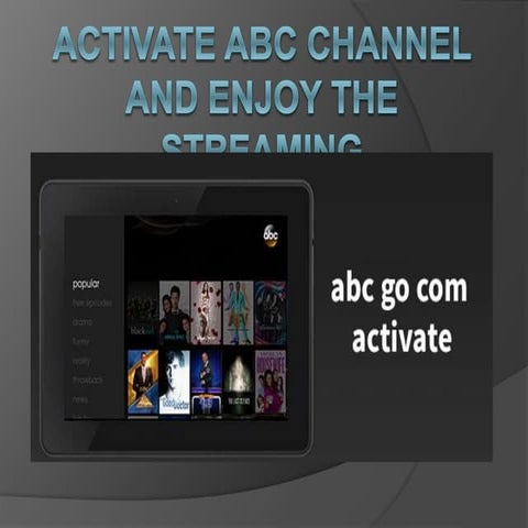 Activate abc Channel On Roku | PPTX