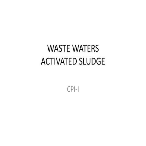 Activated sludge | PPT