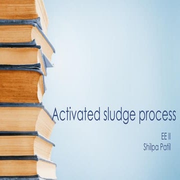 Activated sludge process | PPT