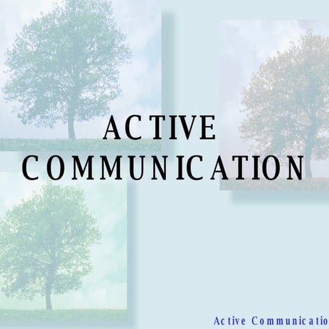 Active Communication | PPT