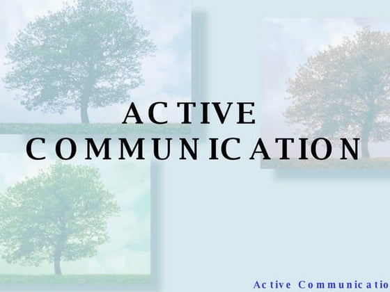 Effective communication final project | PPT