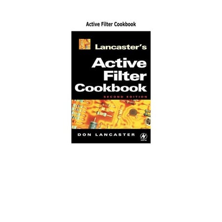 Active Filter Cookbook | PPT
