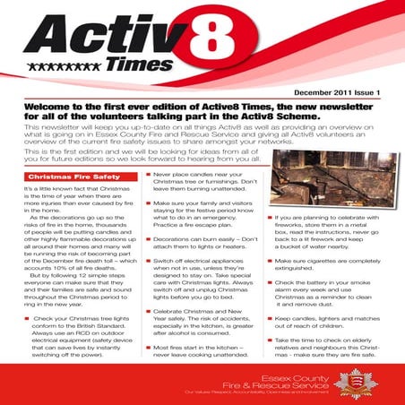 Ems1 holiday safety tips | PDF