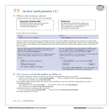 Active and passive sentences in theory and practice | PDF